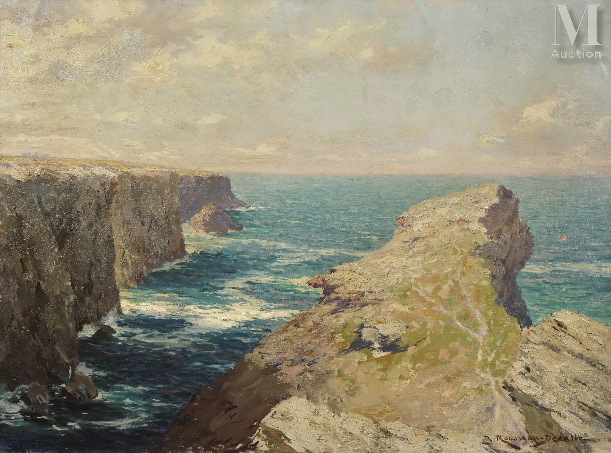 René. A ROUSSEAU- DECELLE (1881 - 1964) - Lot 131 - enchères