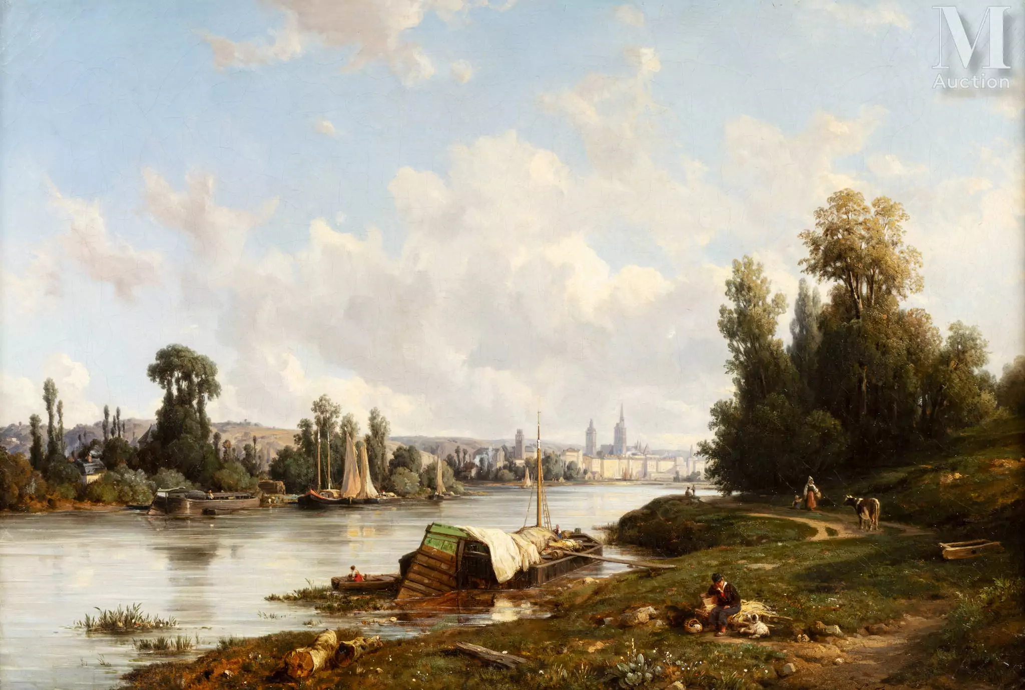 Léon FLEURY (Paris 1804 - 1858) - Lot 11 - enchères