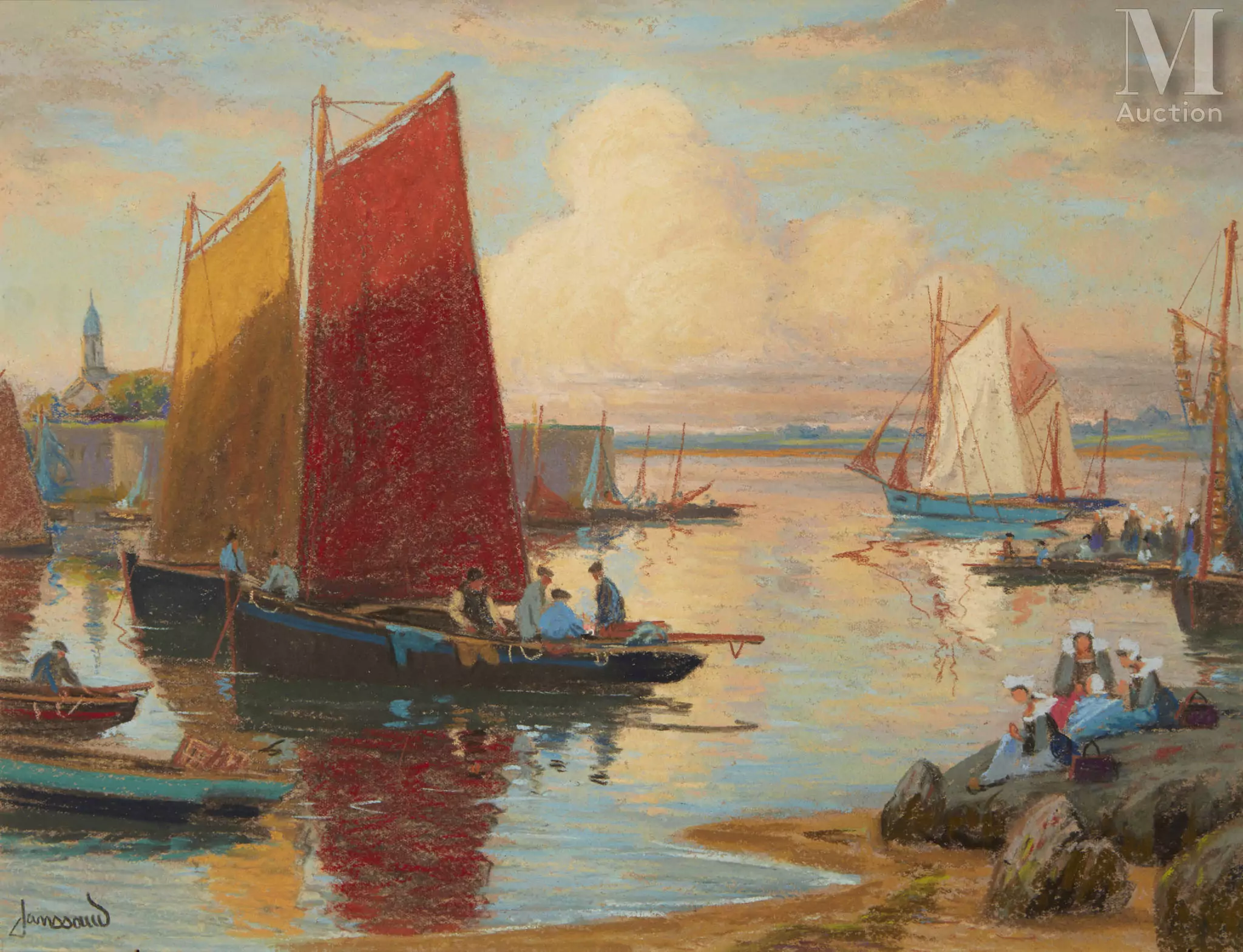 Mathurin JANSSAUD (Manosque 1857-1940) - Lot 100 - enchères