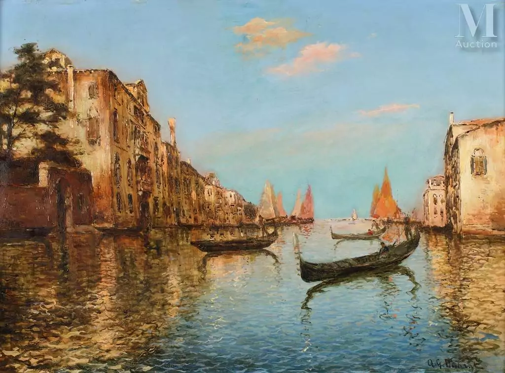 Albert Ferdinand DUPRAT (Venise 1882 - ? 1912) - Lot 4 - enchères