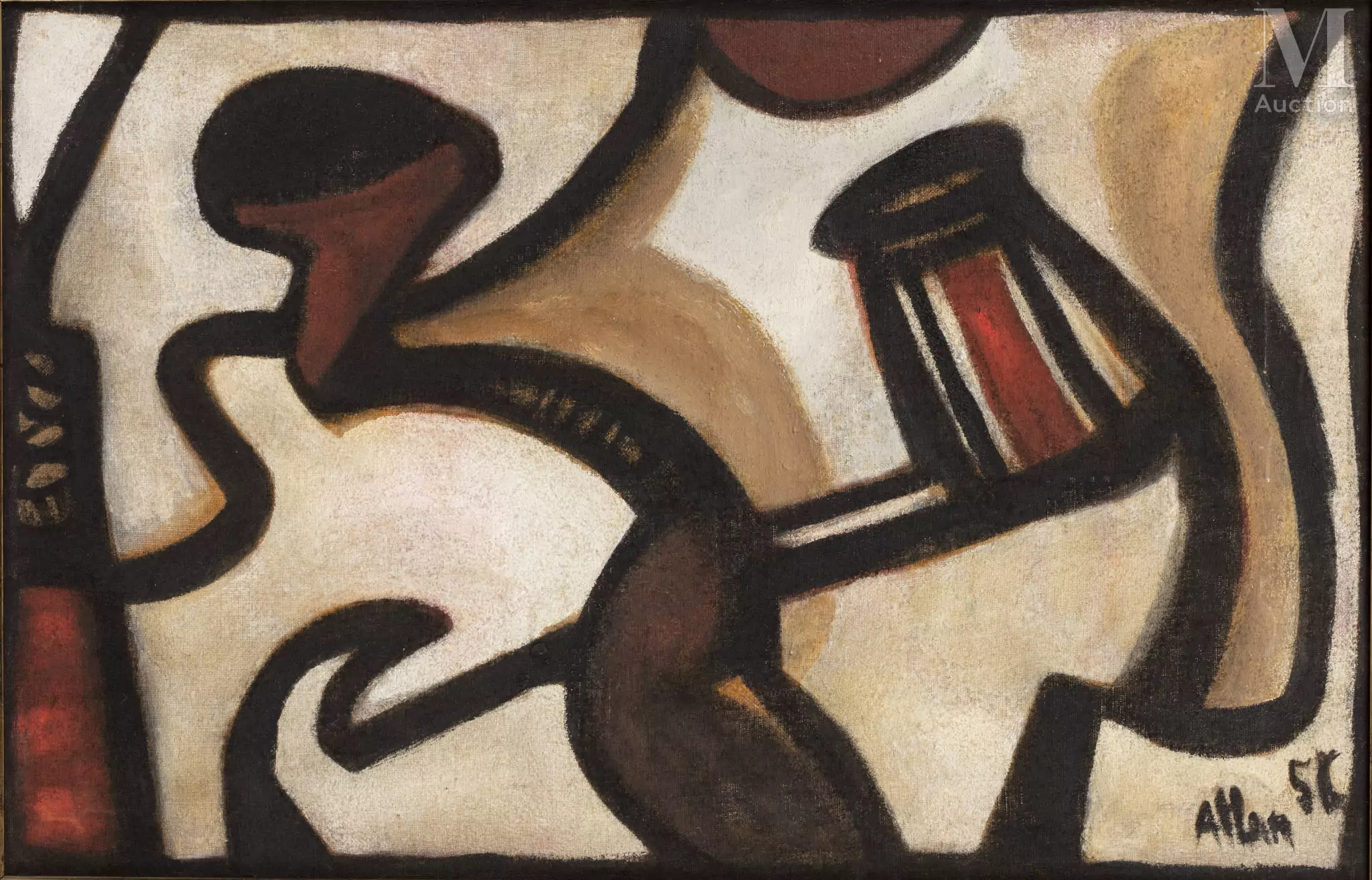 Jean-Michel ATLAN (1913-1960) - Lot 6 - enchères