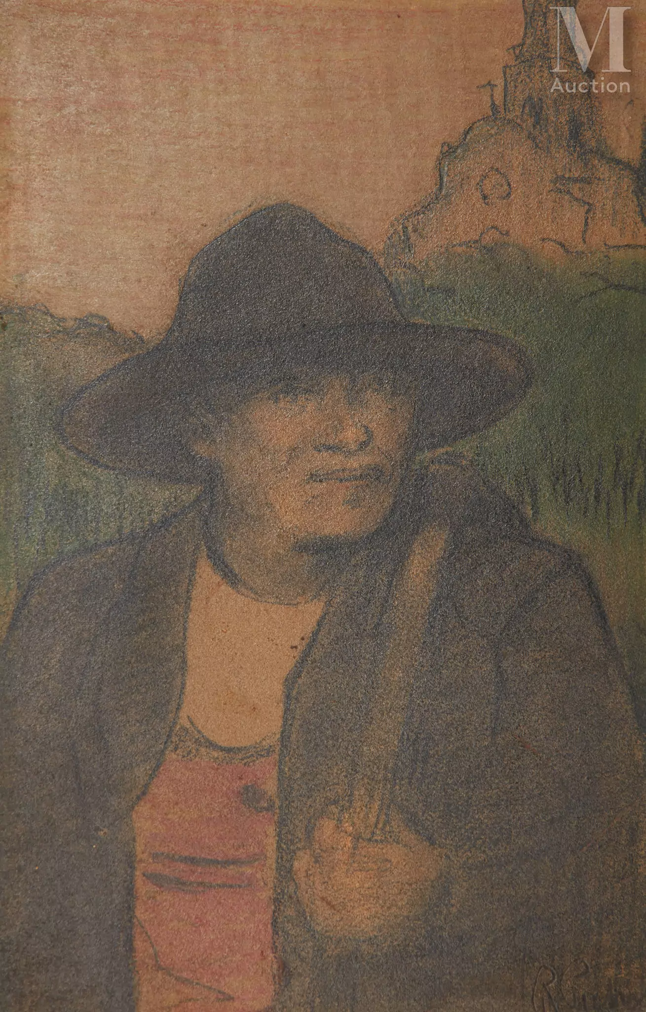 Ramon PICHOT- GIRONES (Barcelone 1871 - Paris 1925) - Lot 6 - enchères