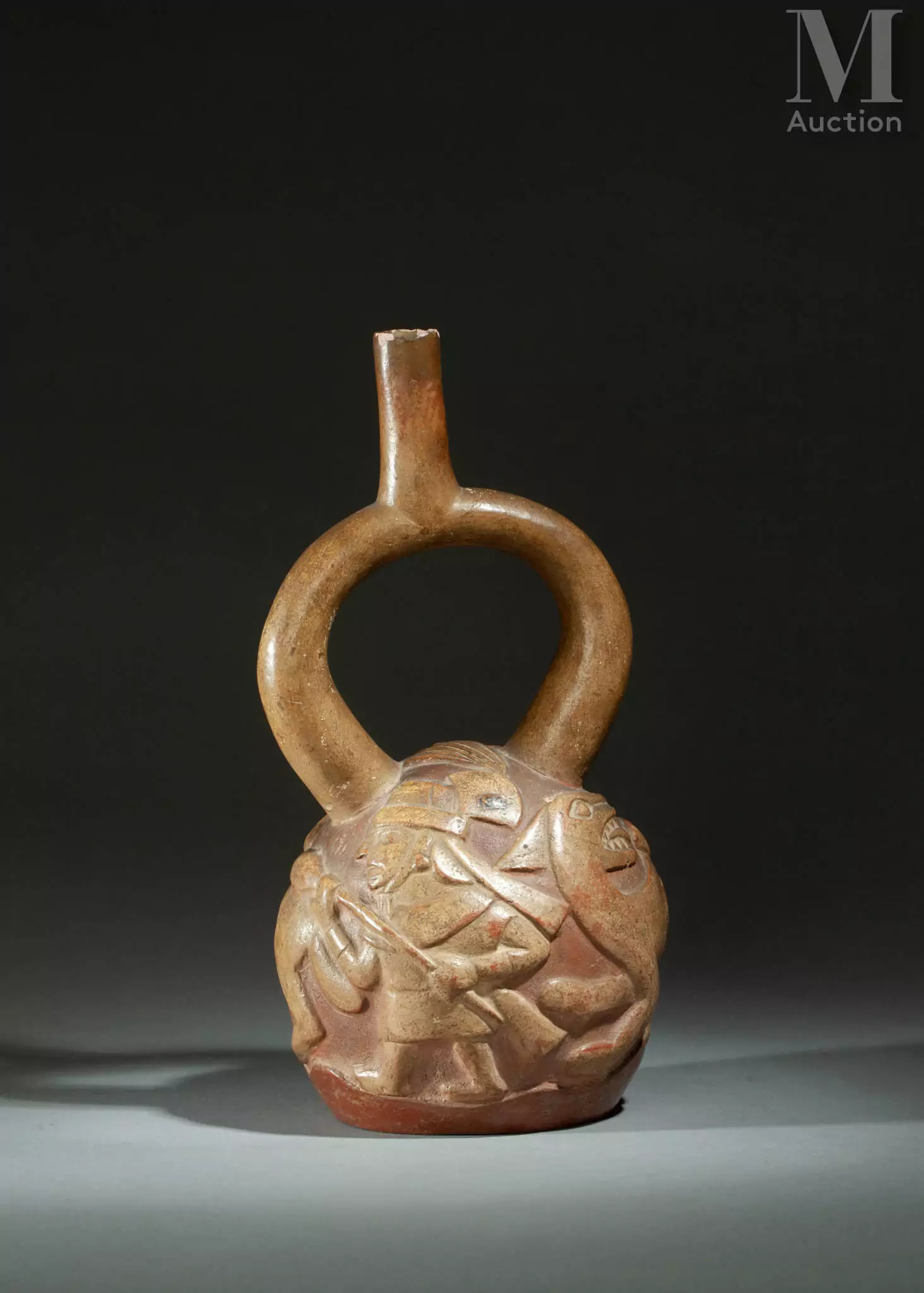 Vase étrier (Mochica) - Lot 276 - enchères