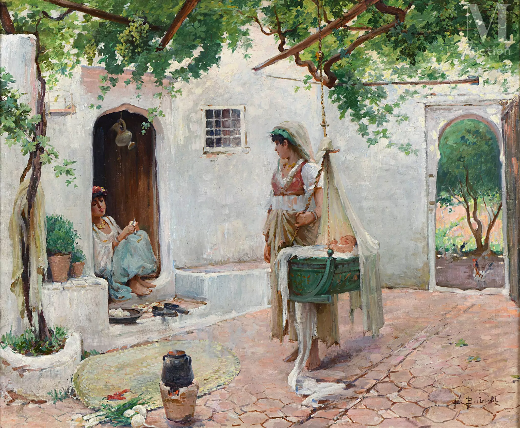 Louis Emile BERTRAND ( 1862 - ?) - Lot 51 - enchères