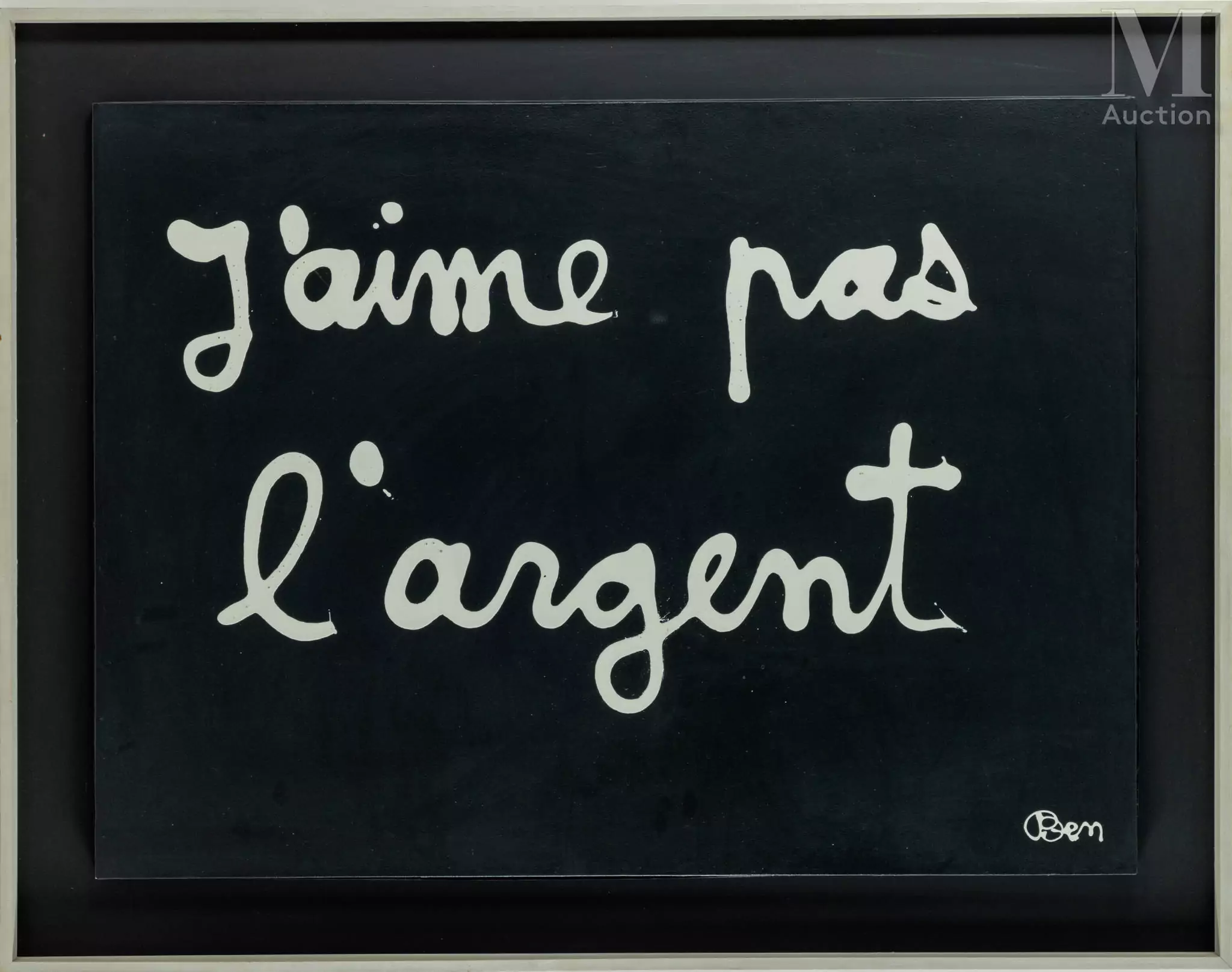 Benjamin VAUTIER (1935-), dit Ben - Lot 26 - enchères