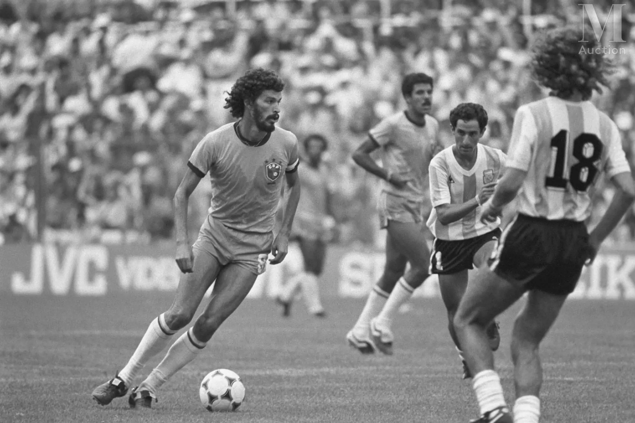 Socrates, 1982, stade de Sarrià, Barcelone - Lot 53 - enchères