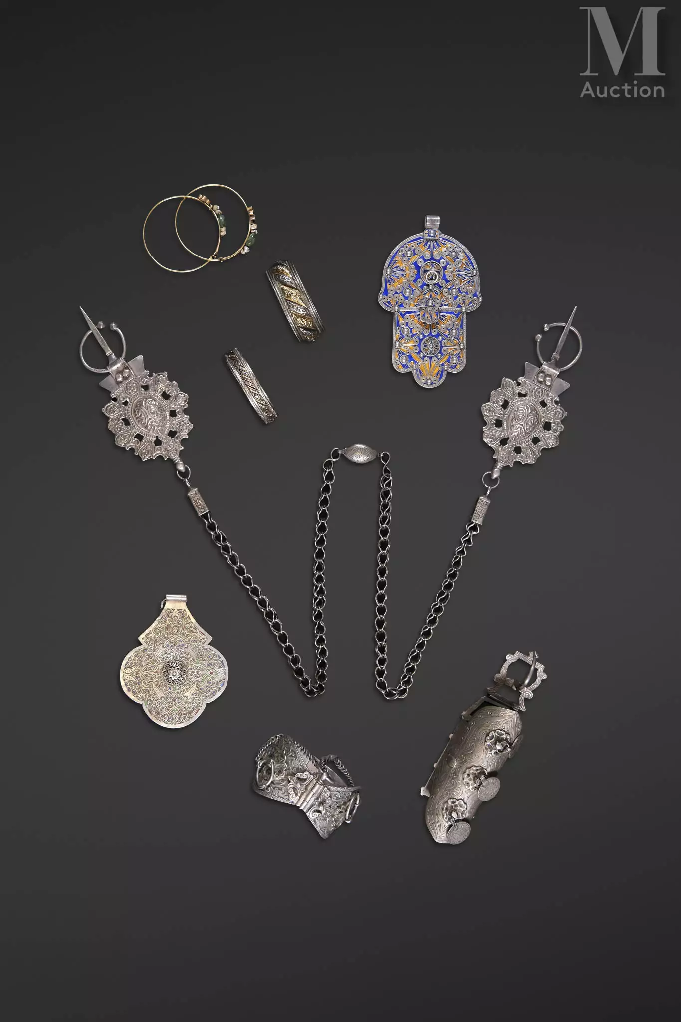 Paire de fibules de Nador - Lot 235 - enchères