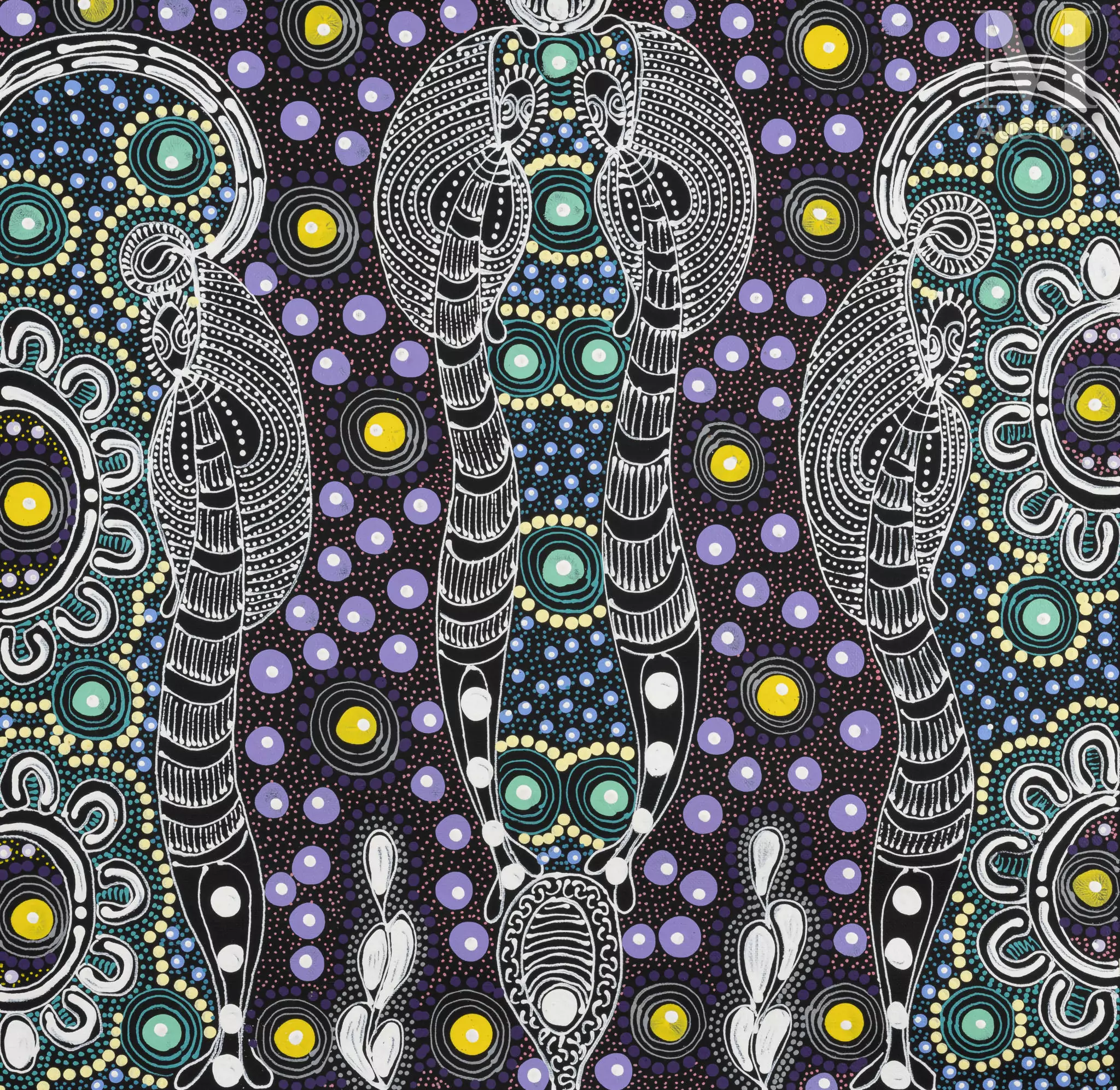 Colleen Wallace Nungurrayi (c. 1973 - ) - Lot 30 - enchères