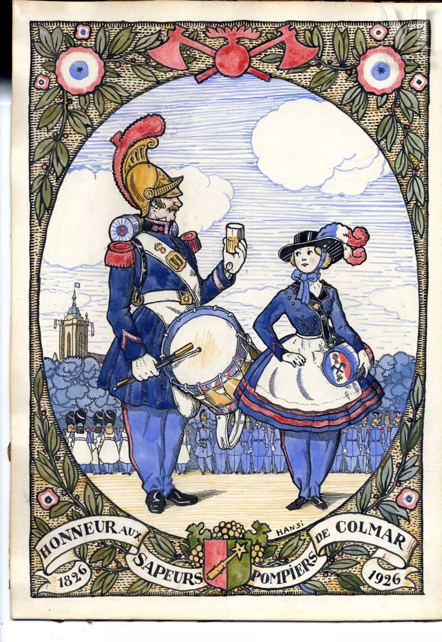 Jean-Jacques WALTZ dit HANSI (Colmar 1873-1951) - Lot 2 - enchères