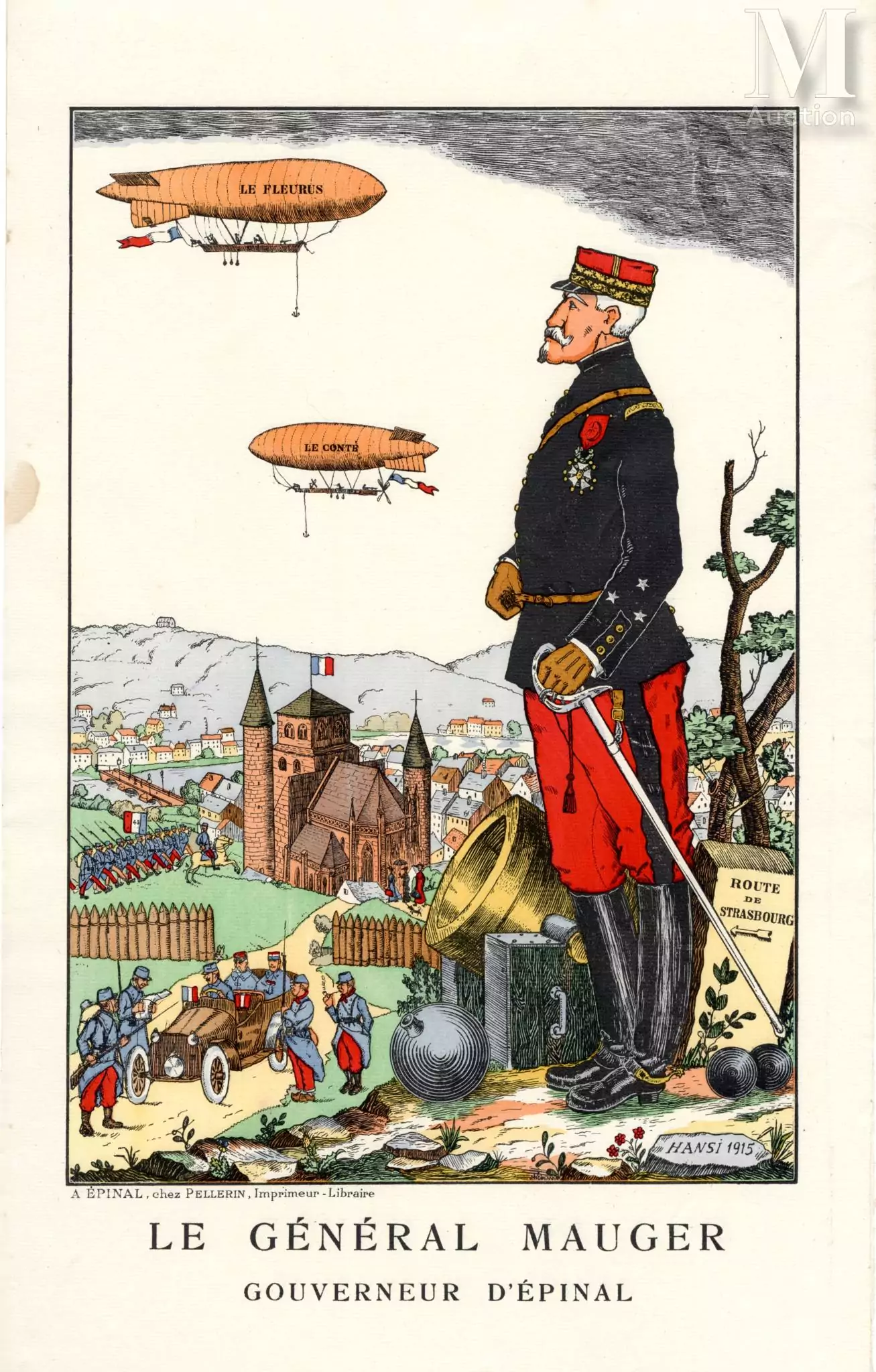 Jean-Jacques WALTZ dit HANSI (Colmar 1873-1951) - Lot 122 - enchères