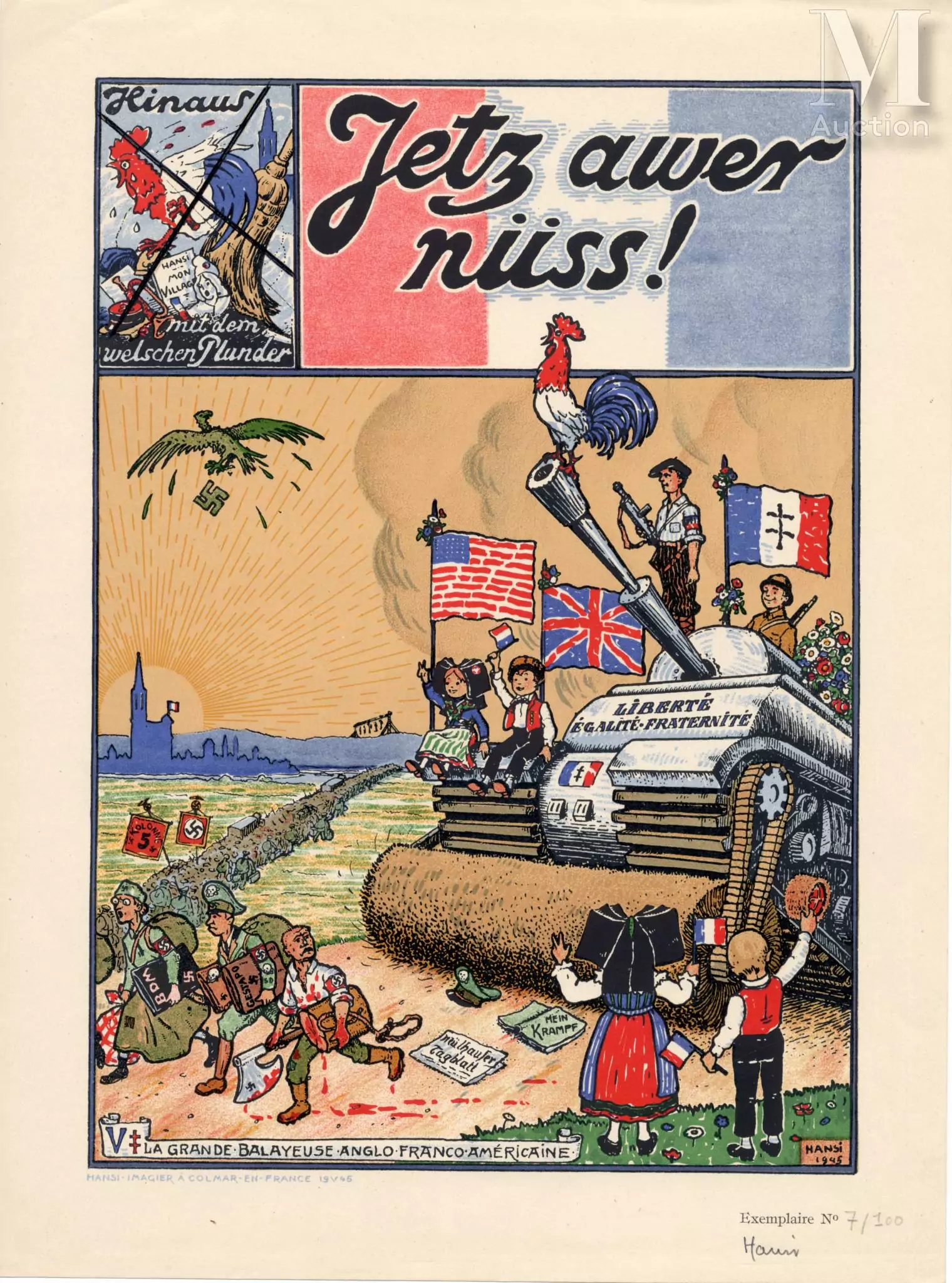 Jean-Jacques WALTZ dit HANSI (Colmar 1873-1951) - Lot 144 - enchères