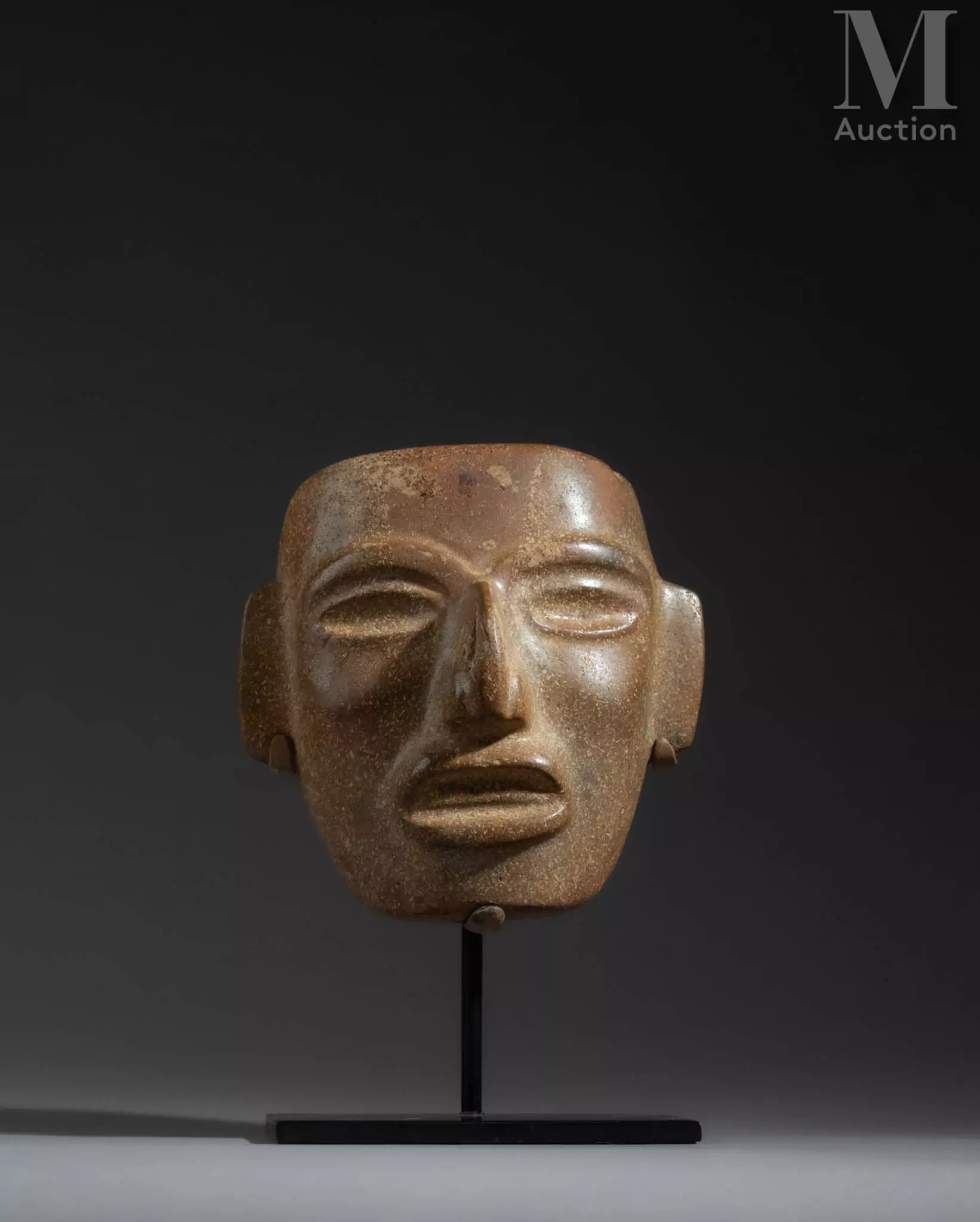 Beau masque portrait - Lot 150 - enchères