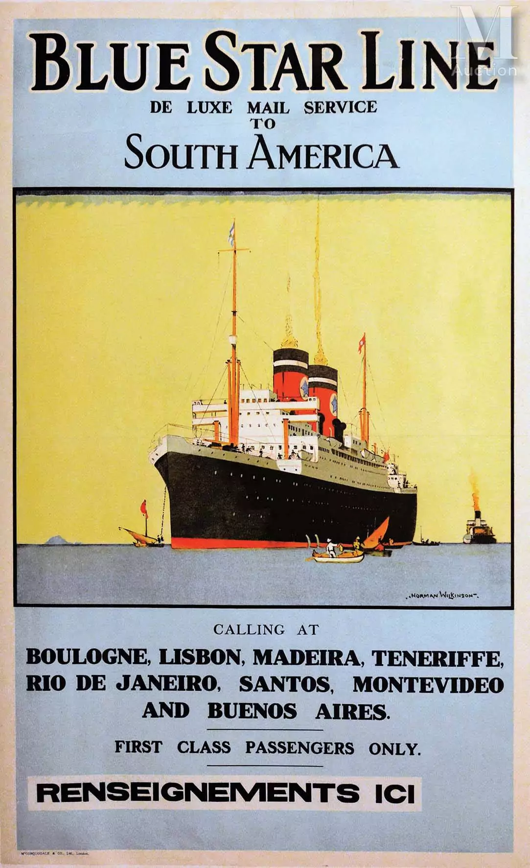 Blue Star Line - Lot 777 - enchères