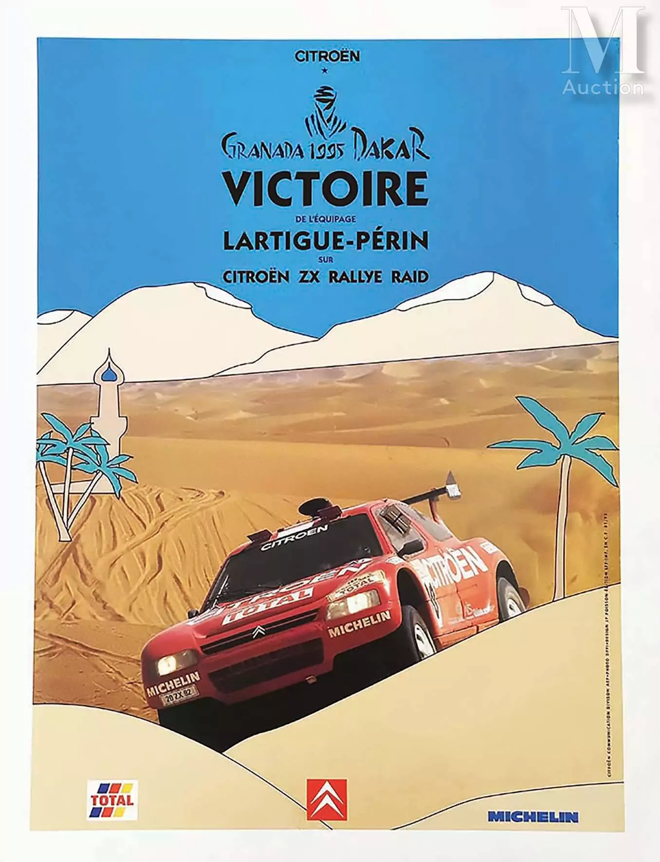 Citroën Granada Dakar 1995 Victoire Lartigue Périn Citroën ZX Rallye ...