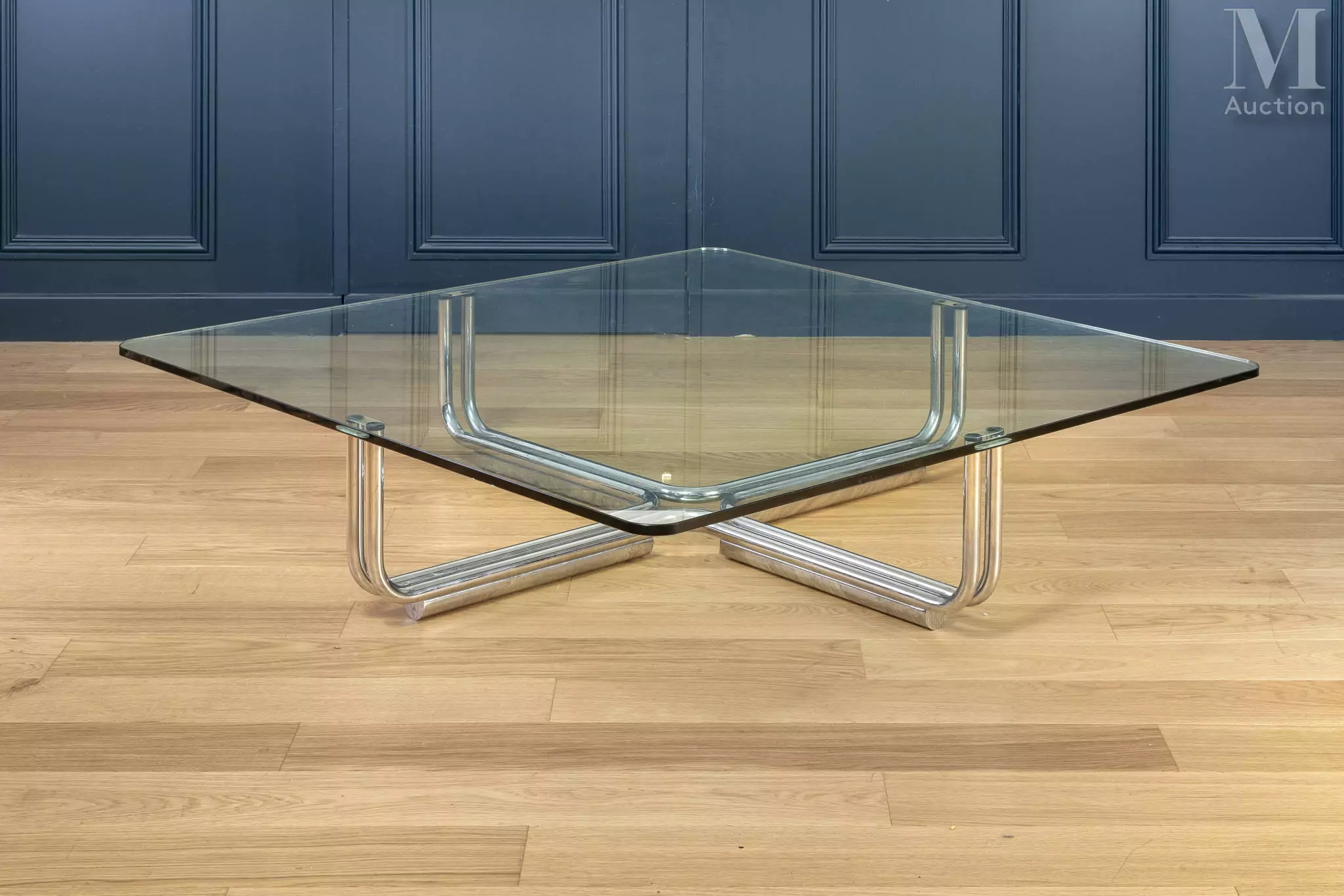 Table basse en verre - Lot 176 - enchères