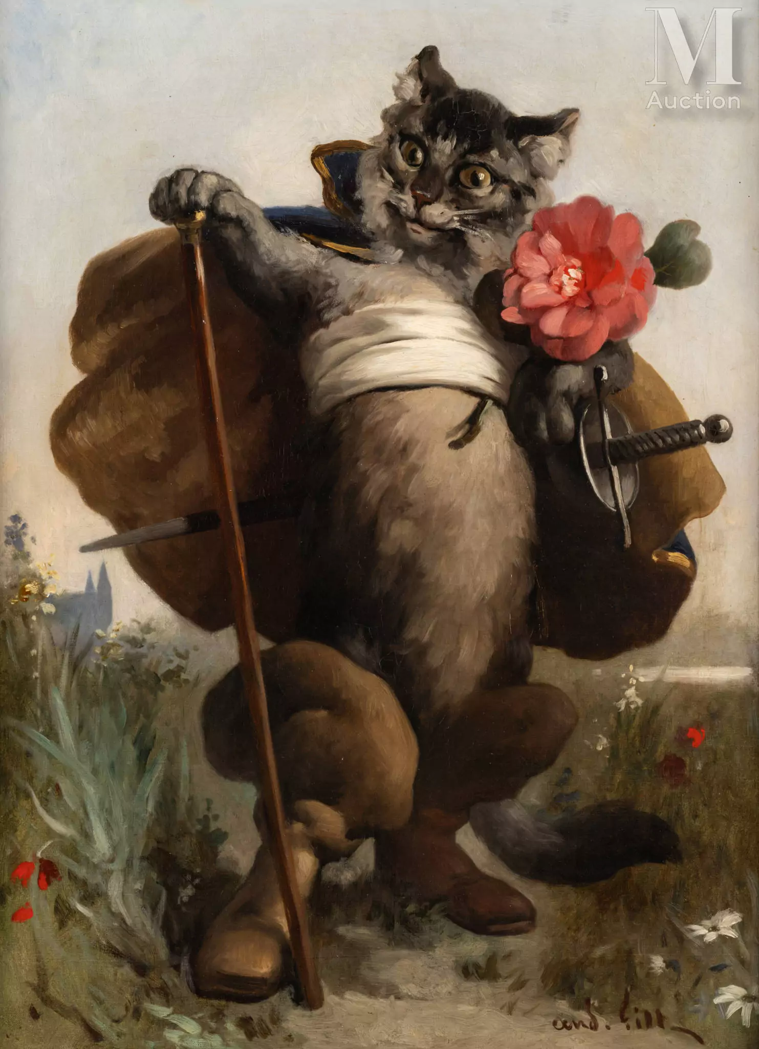 André GILL (Paris 1840- Charenton le Pont 1885), pseudonyme de Louis ...