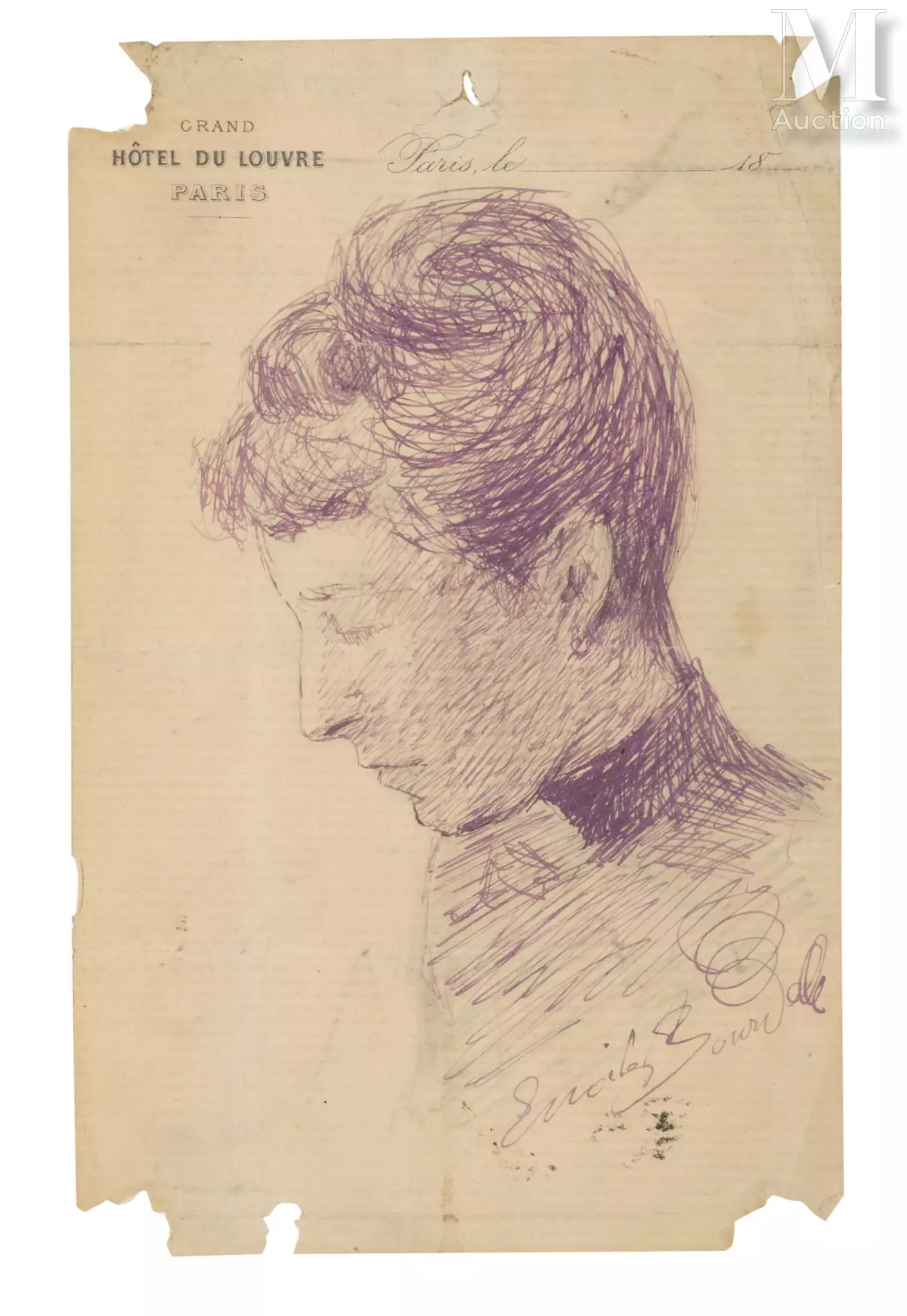 Antoine BOURDELLE (Montauban 1861-Vésinet 1929) - Lot 194 - enchères