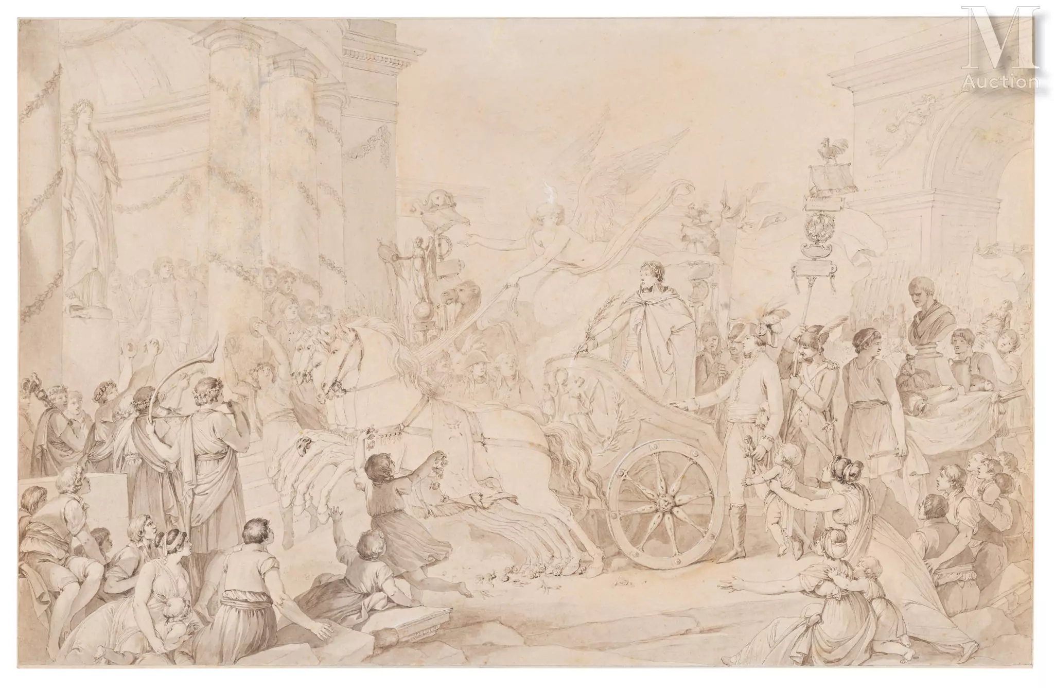 Charles MONNET (Paris, 1732-1819) - Lot 109 - enchères
