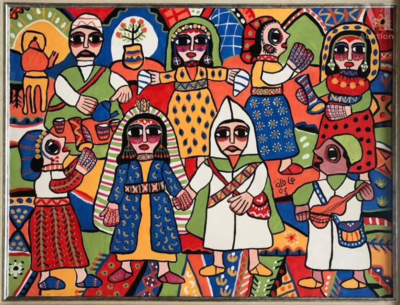 Fatna GBOURI (Safi, 1924 - 2012) - Lot 822 - enchères