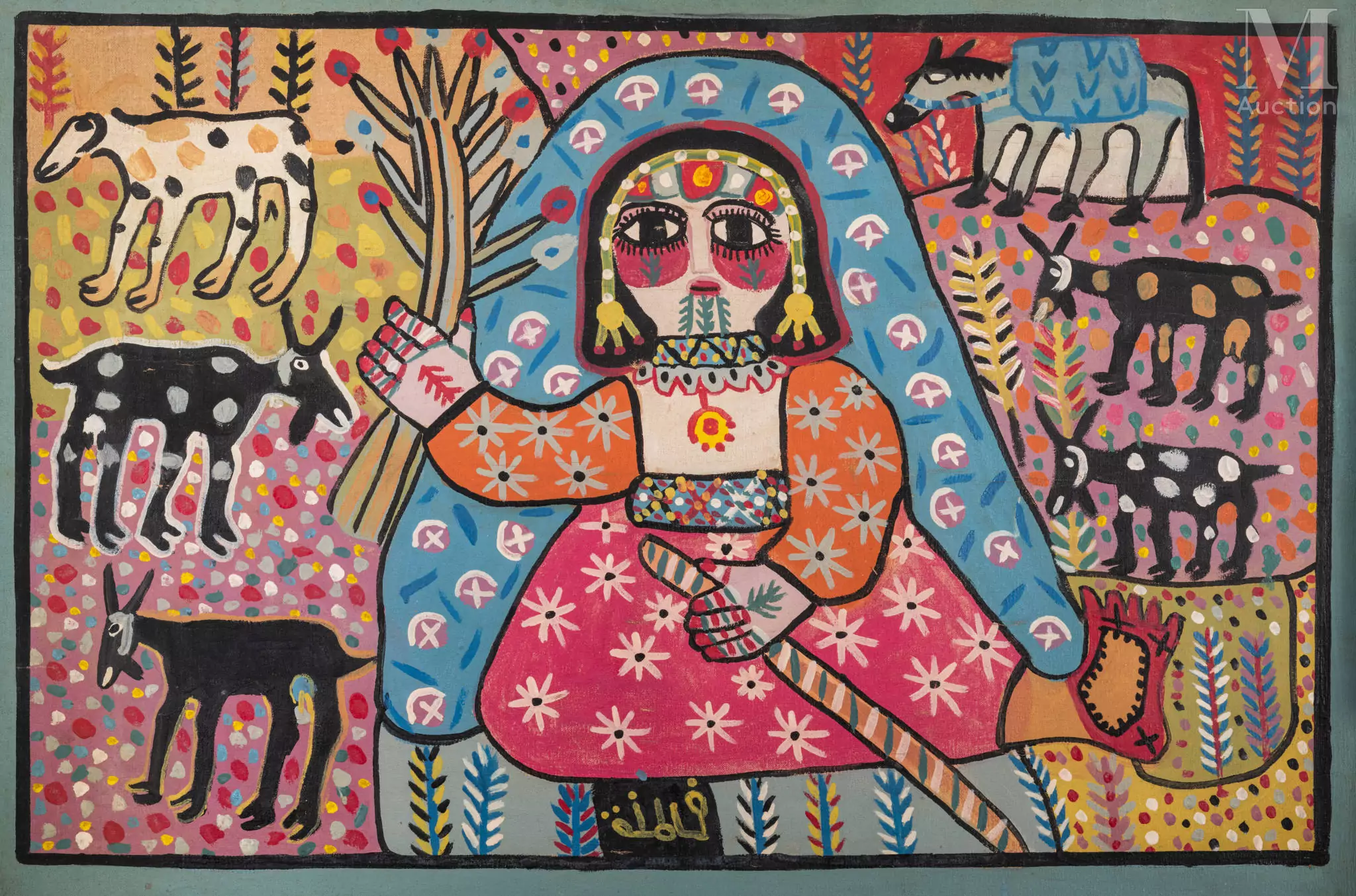 Fatna GBOURI (Safi, 1924 - 2012) - Lot 821 - enchères