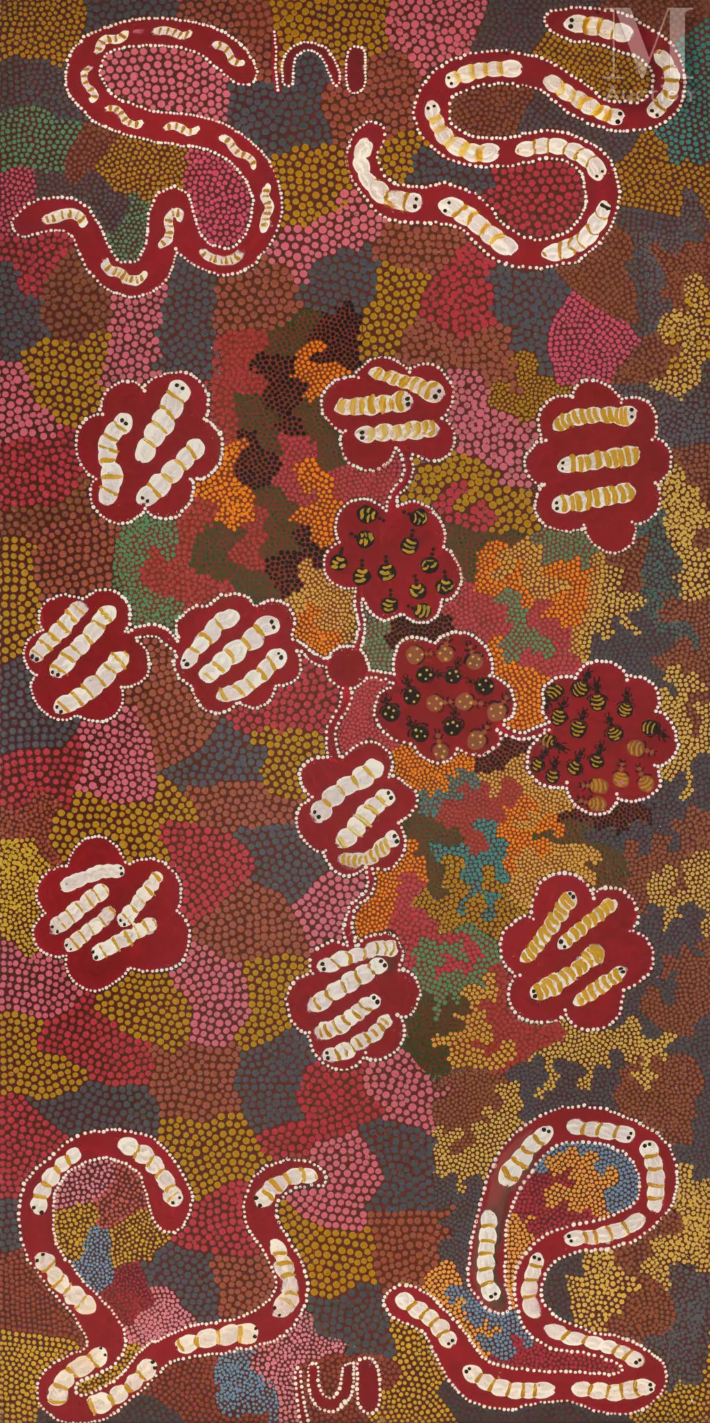 Harry Dixon Japanangka (c. 1950- ) & Lucy Dixon Napurrurla (c. 1954 ...