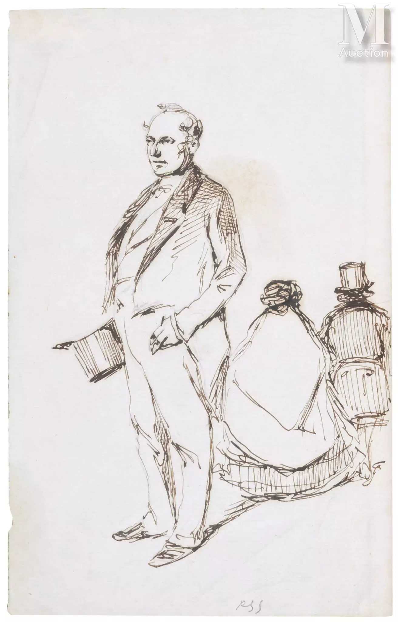 Henry MONNIER (Paris 1805 – 1877) - Lot 177 - enchères