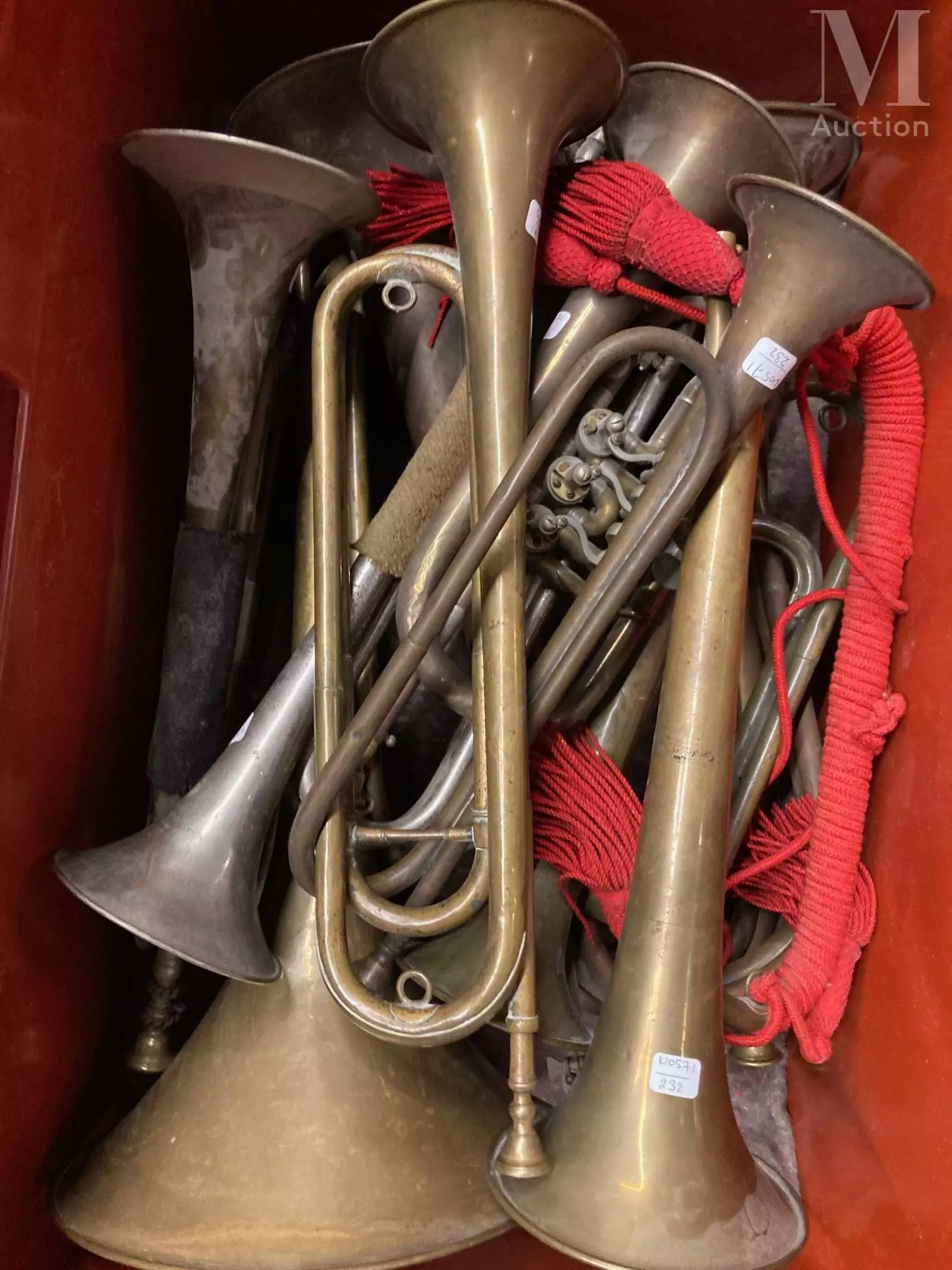 IMPORTANT LOT D'INSTRUMENTS A VENT - Lot 480 - enchères