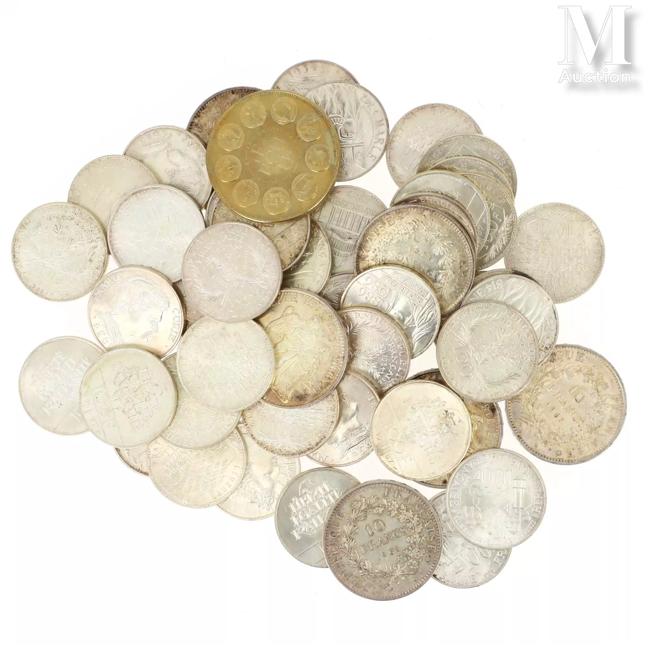 Lot de pièces argent - Lot 22 - enchères