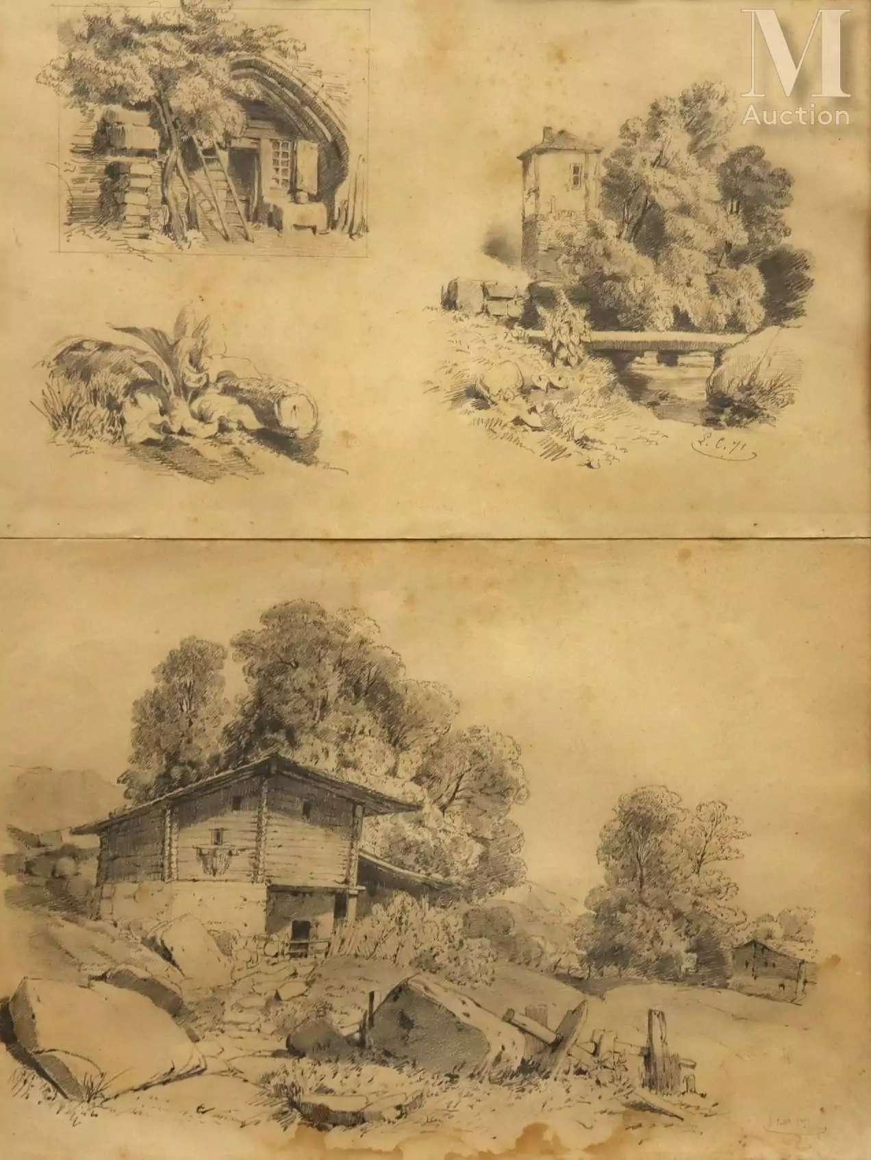 Louis CASTEL (1852-1922) - Lot 3 - enchères