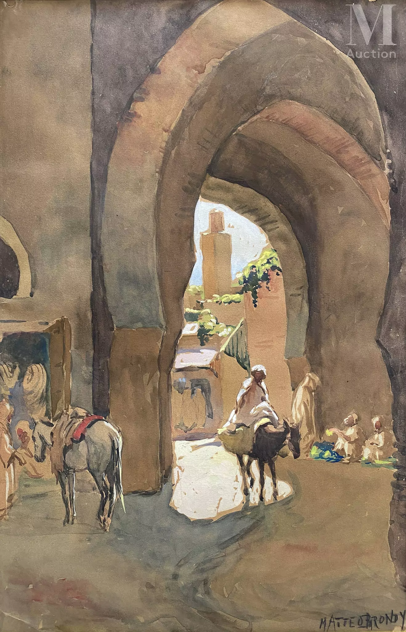 MATTEO BRONDY (1866-1944) - Lot 6 - enchères