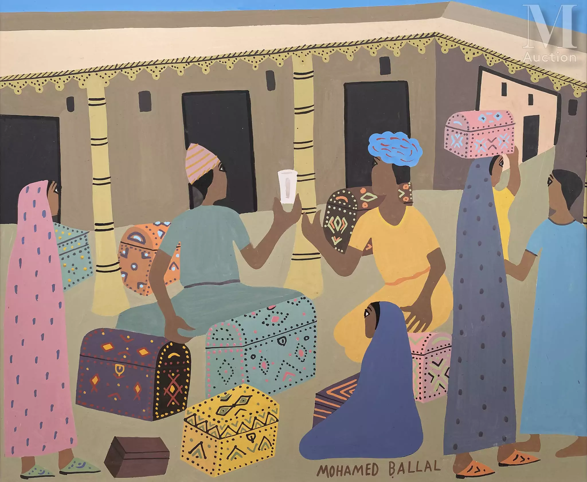 MOHAMED BEN ALLAL (1924-1995) - Lot 153 - enchères