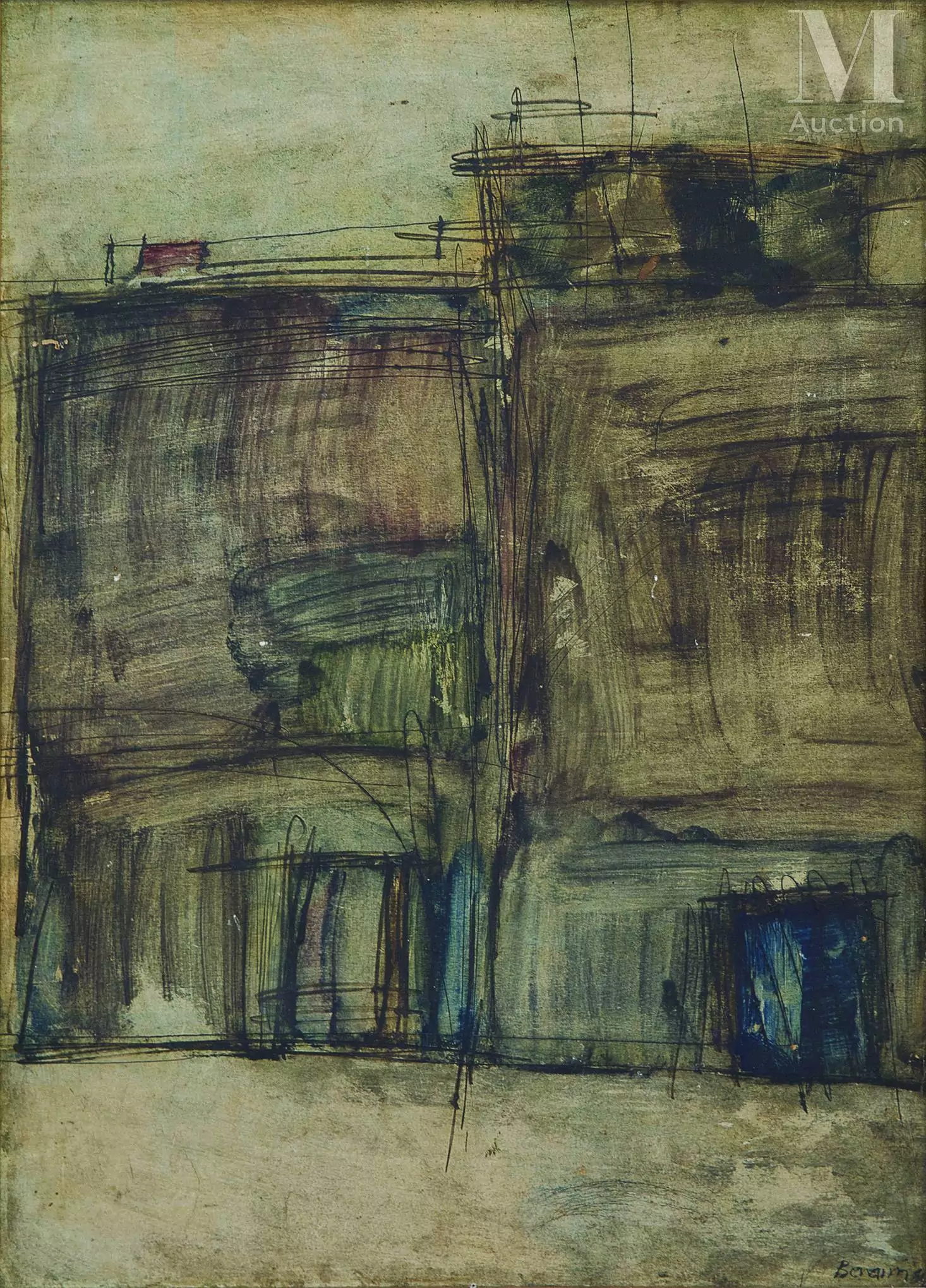 SERGE BENAIM (XX) - Lot 121 - enchères