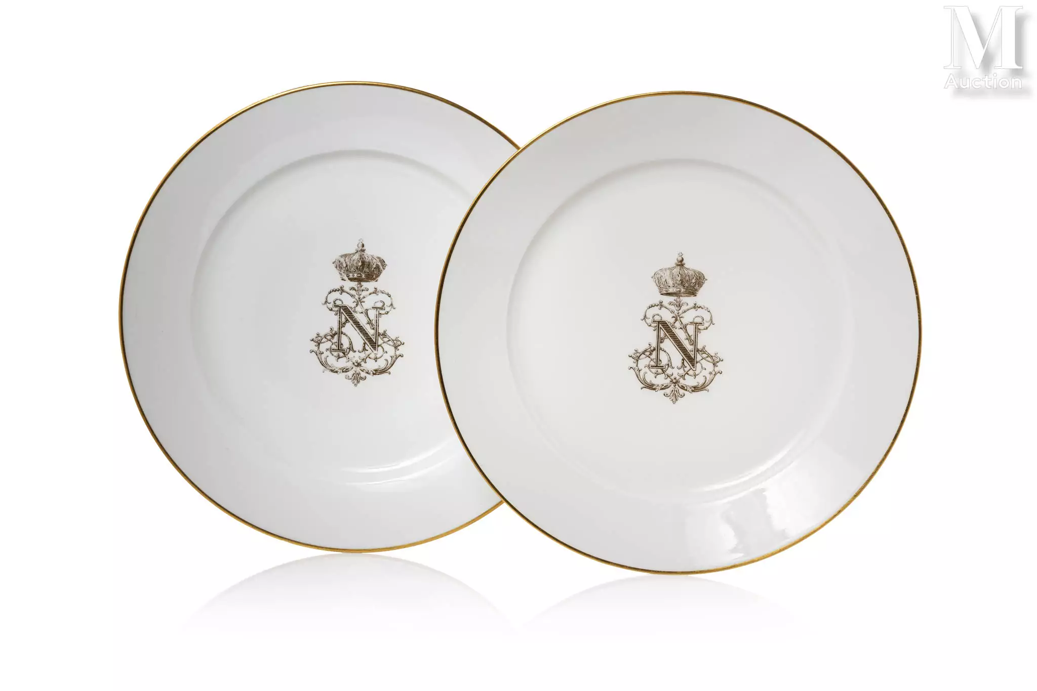 SÈVRES - Service de l’empereur Napoléon III (1851-1870) - Lot 176 ...