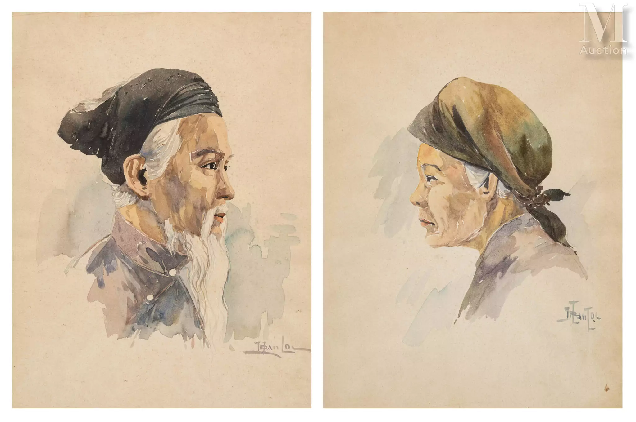 TRAN TAN LOC (1906-1968) - Lot 52 - enchères