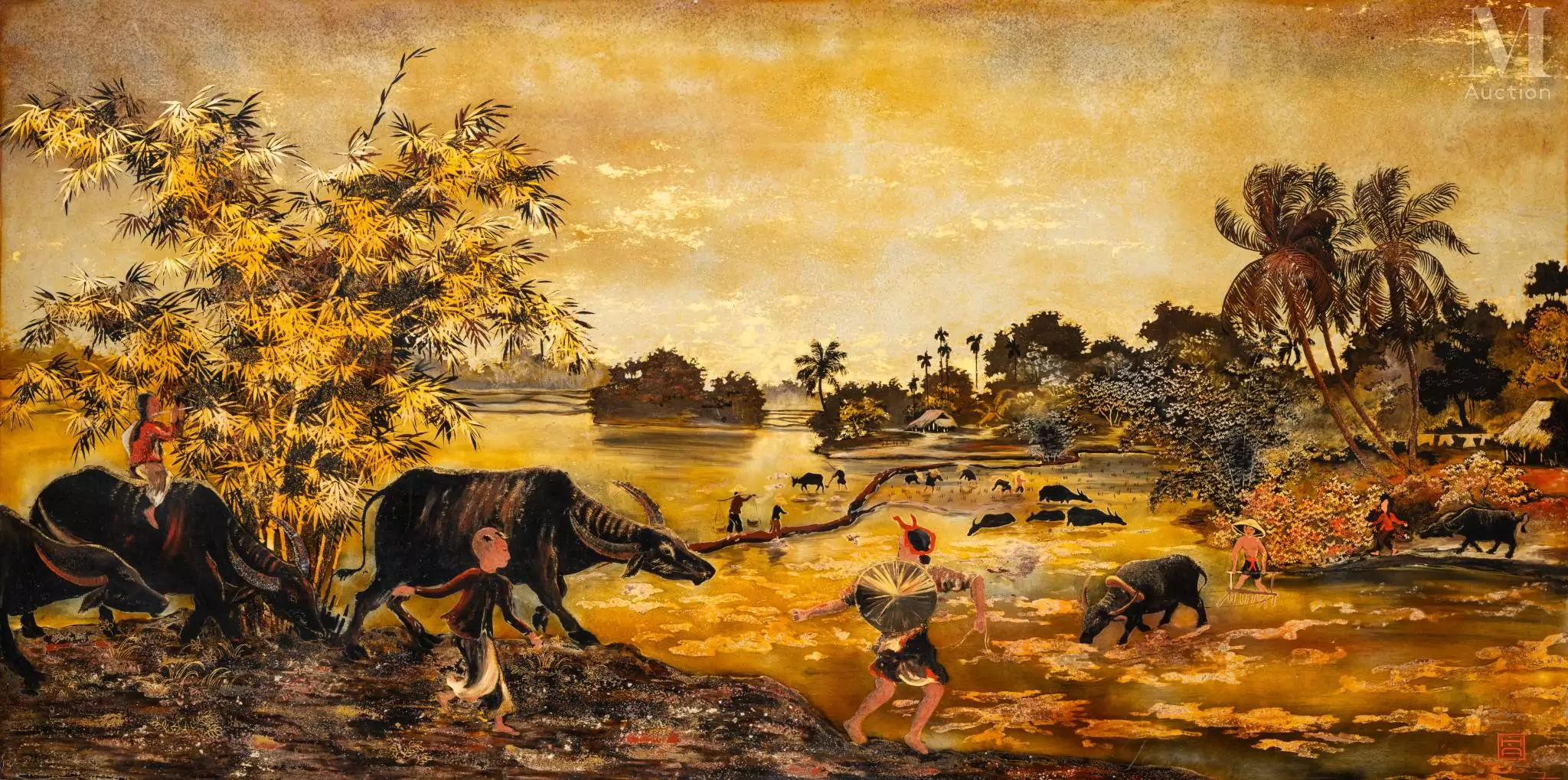 TRAN VAN HA (1911-1974) - Lot 41 - enchères