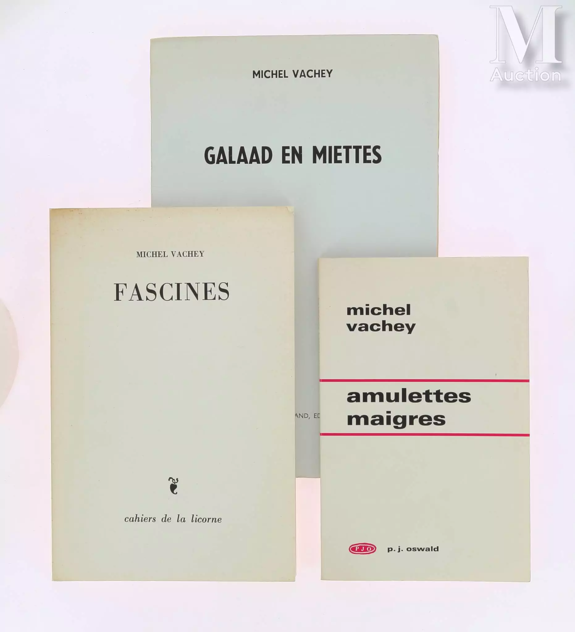 VACHEY Michel : Amulettes maigres - Lot 309 - enchères