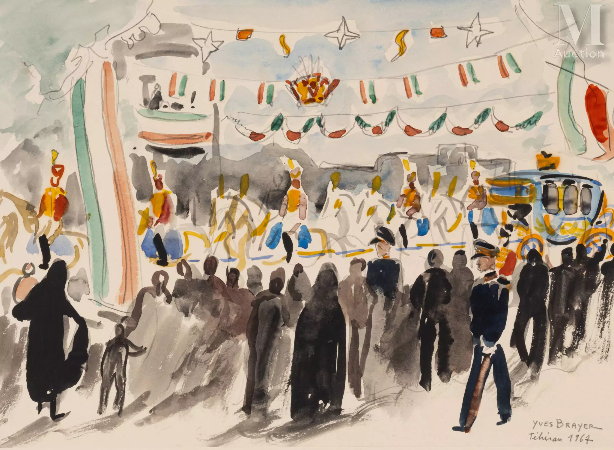 Yves BRAYER (Versailles 1907- Paris 1990) - Lot 530 - enchères